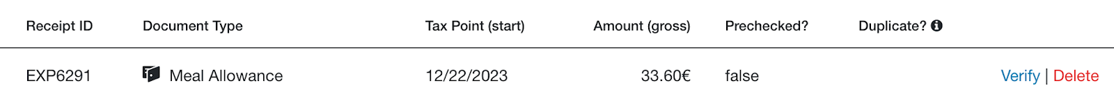 Accounting with preliminary check – Lanes & Planes